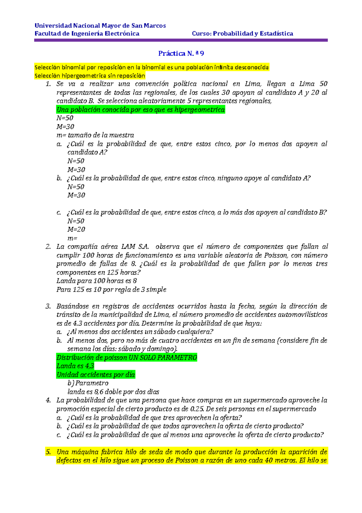 Práctica Nº 09 Distrib Probabilidad Discreta - Universidad Nacional ...