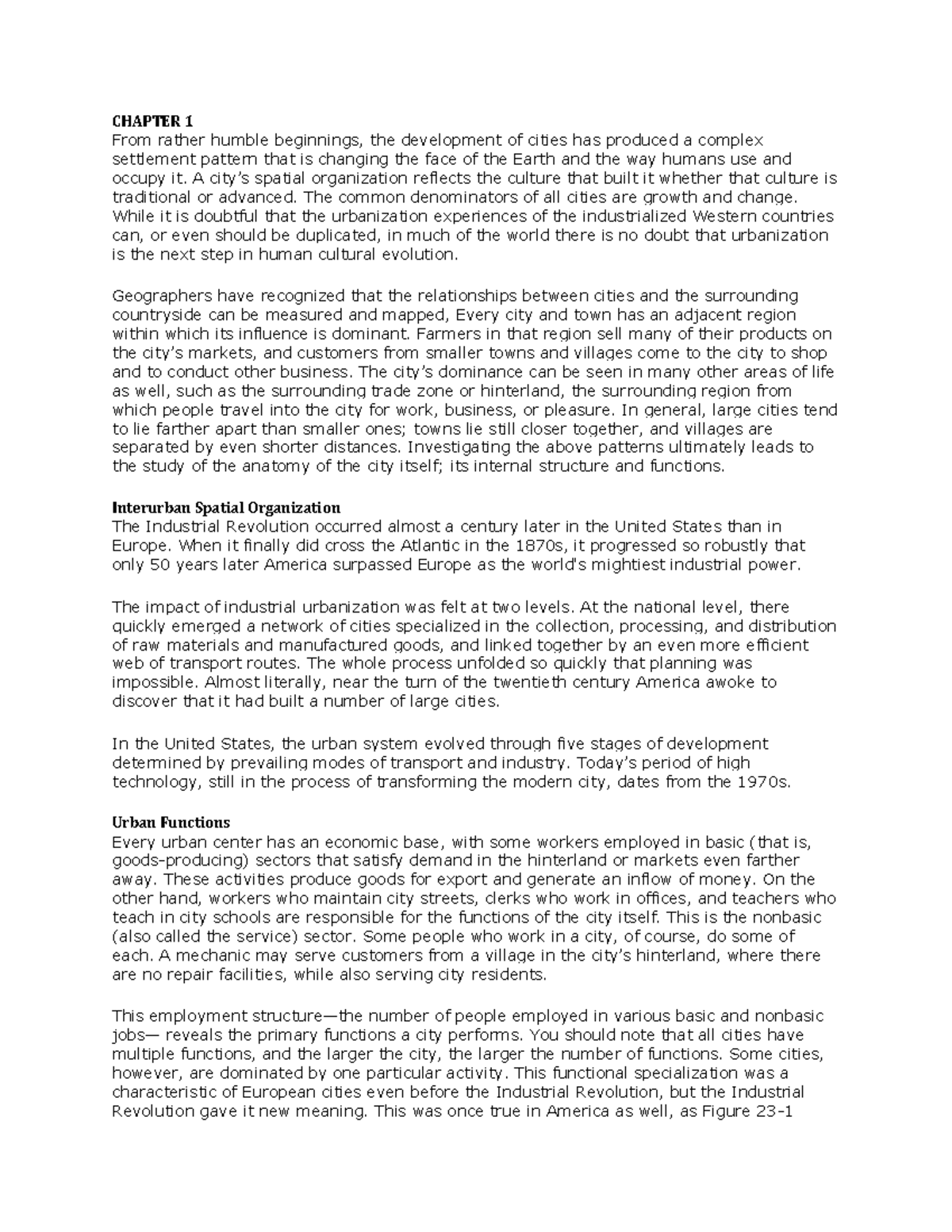 1 C - Lecture notes 1 - social studies - Studocu