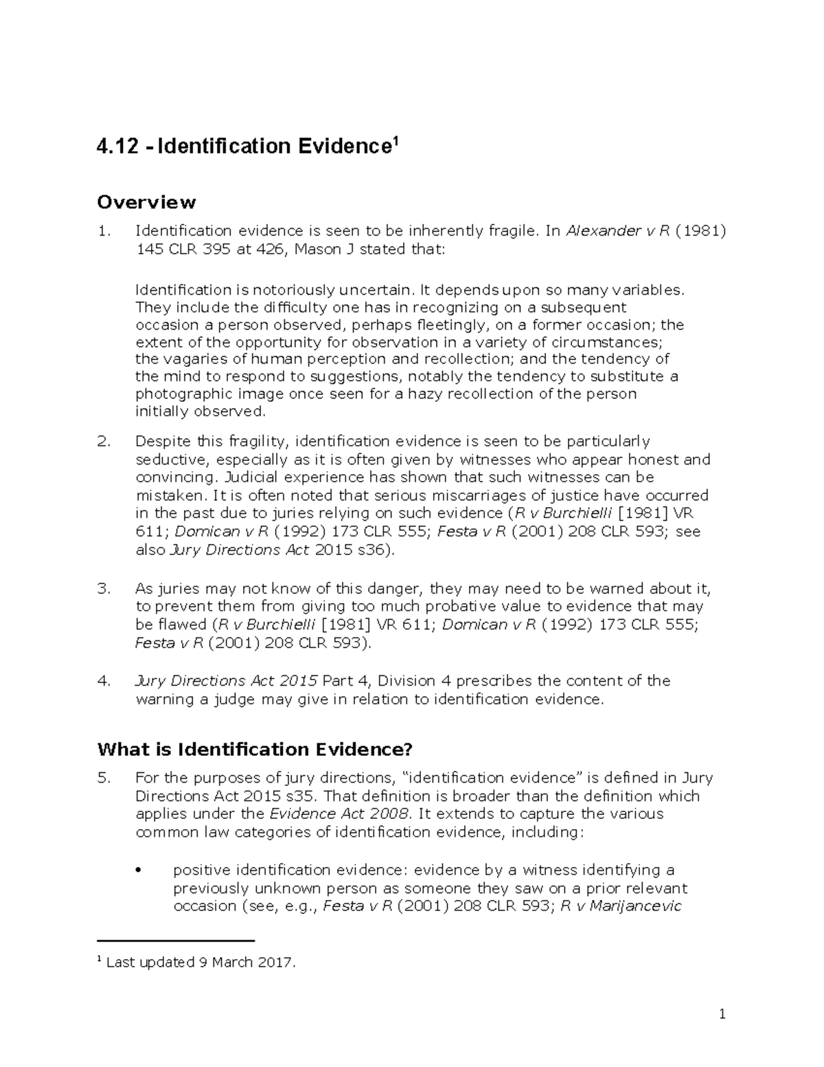 File - sfbfb - 4 - Identification Evidence 1 Overview Identification ...