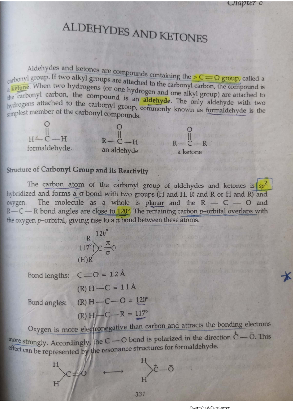 Aldehyde and ketones-1 - Biochemistry - Studocu