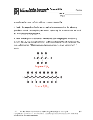 1.1.9 Explore - Intermolecular Forces and the Properties of Biological ...