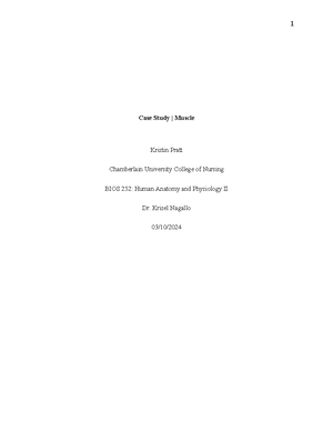 Case Study Multiple Sclerosis - Case Study | Multiple Sclerosis Kristin ...