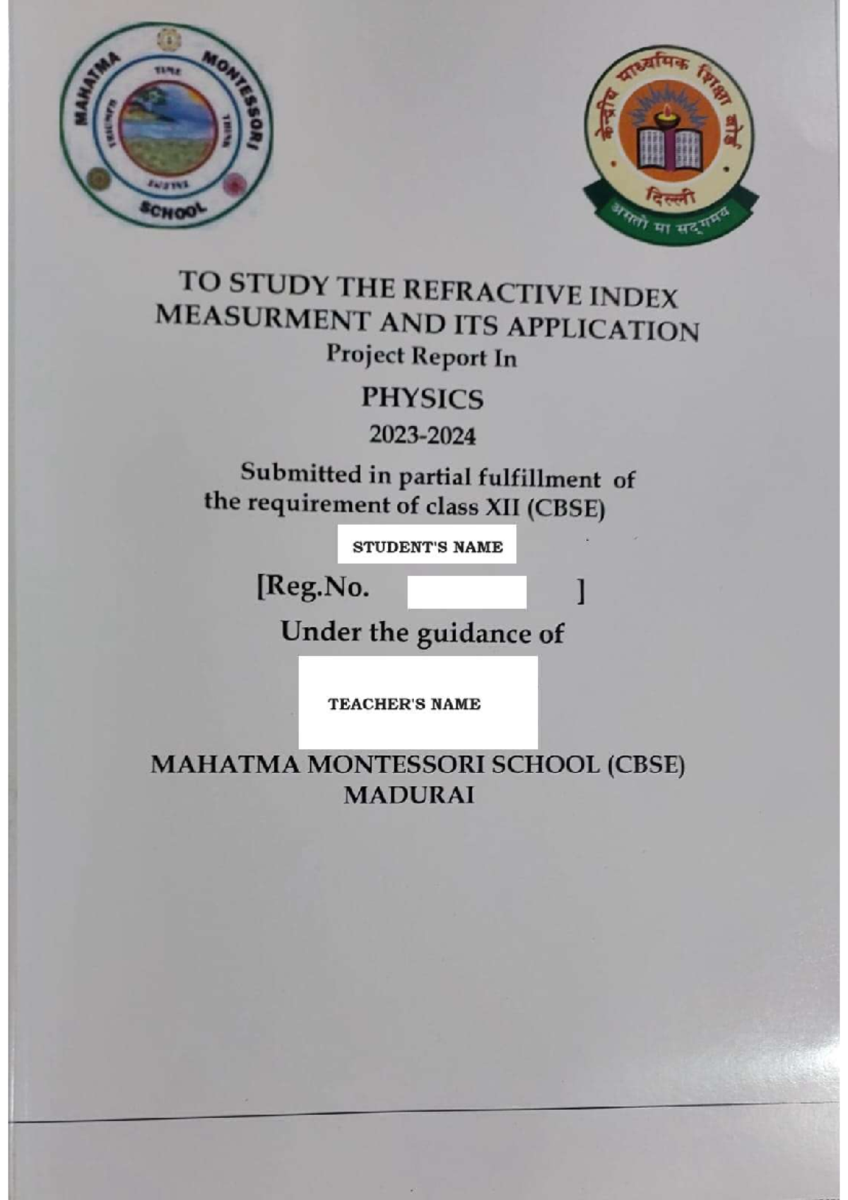 Sample Physics Project FOR Reference - Global Politics SL - Studocu