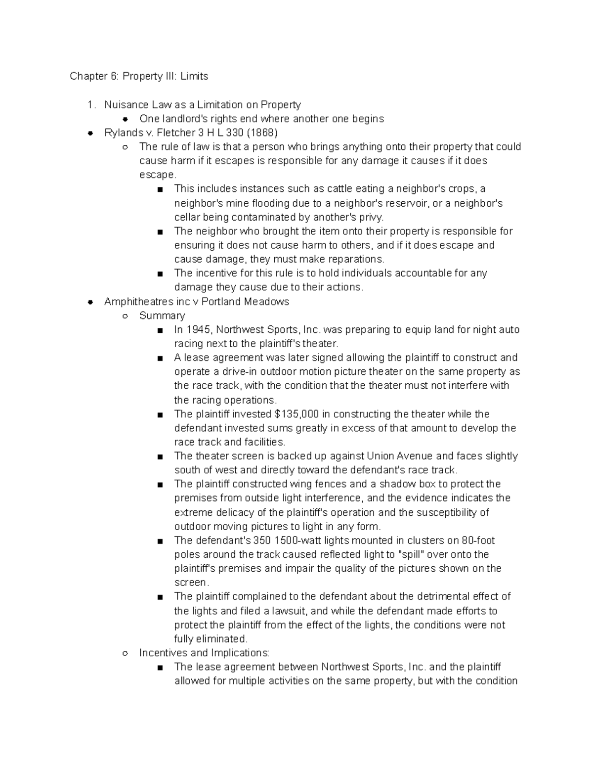 Chapter 6 Notes - LAWS213001 - Studocu