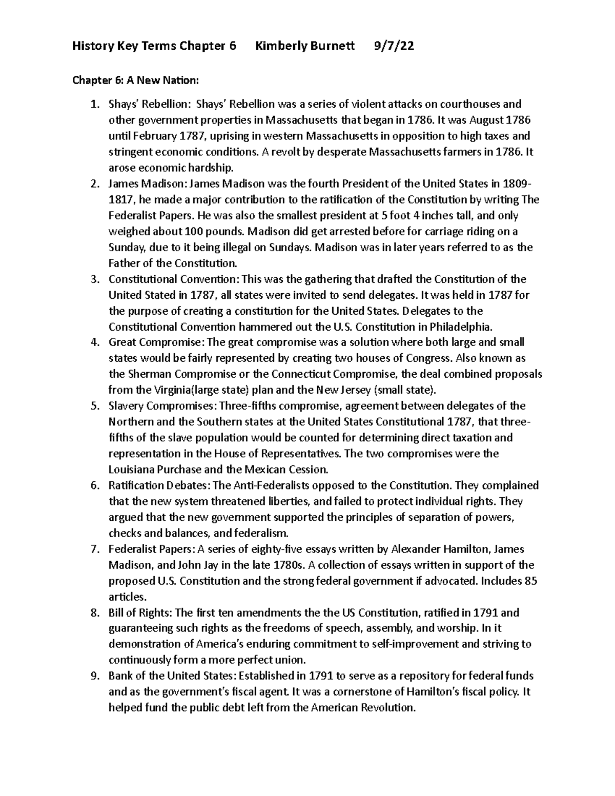 History Key Terms Chapter 6 - Studocu