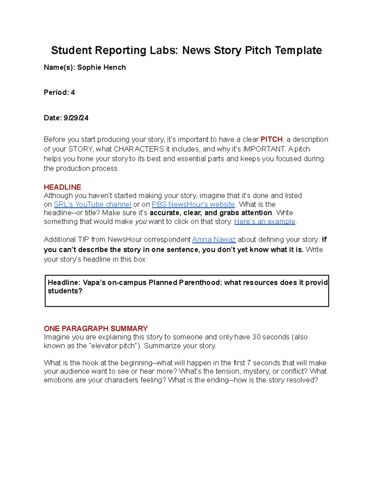 Student Reporting Labs Pitch Template - Student Reporting Labs: News ...