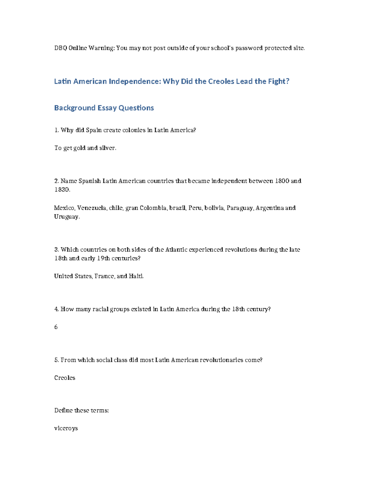 Latin-american-independence-why-did-the-creoles-lead-the-fight student ...