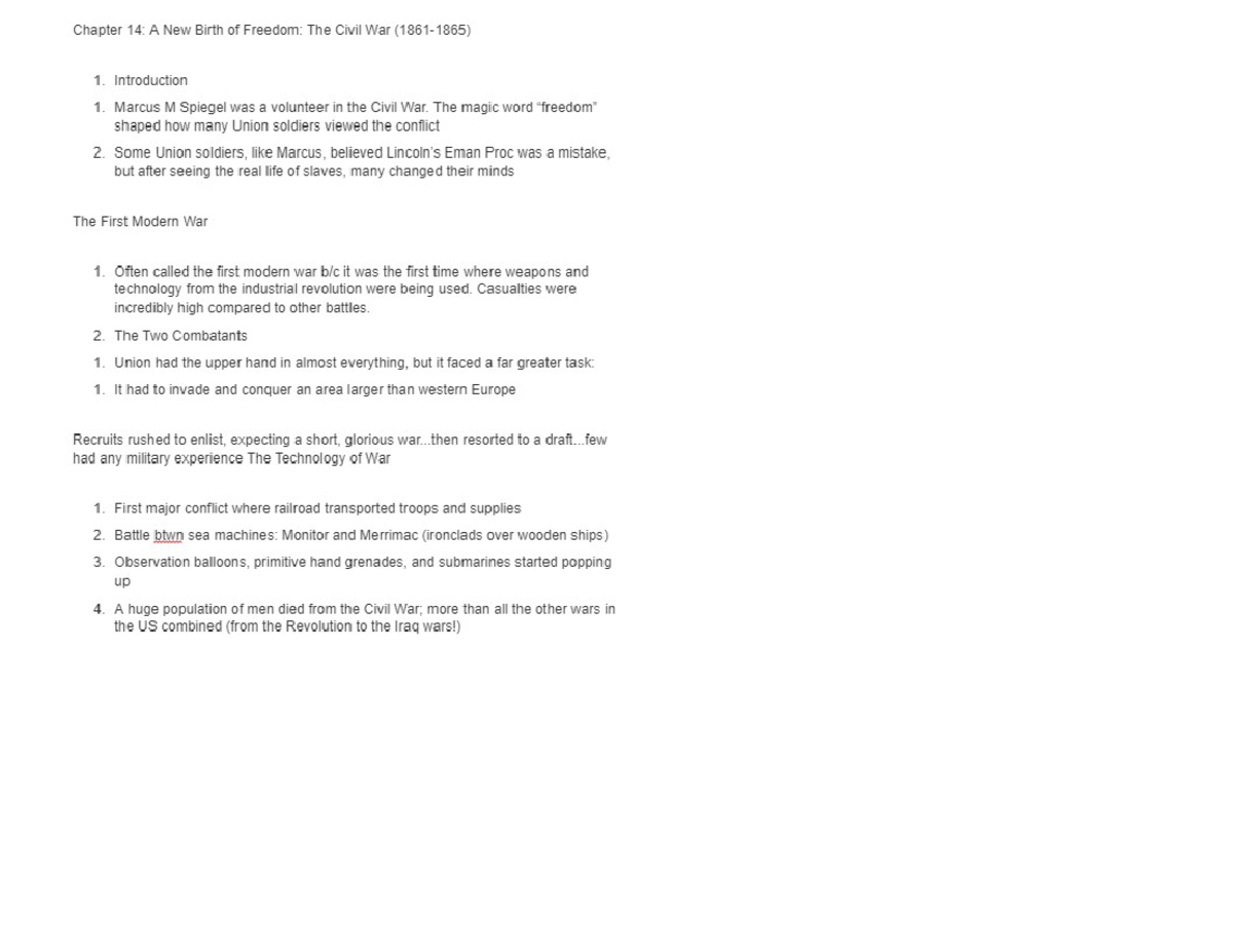 Notes - HIST 2020 - Studocu