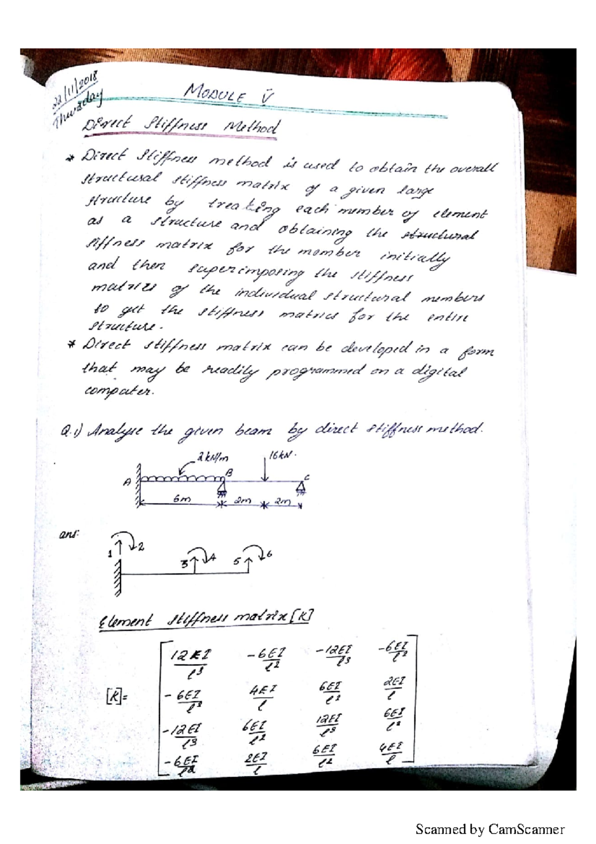 Strutural analysis 3 module 5 - Structural Analysis 3 - Studocu
