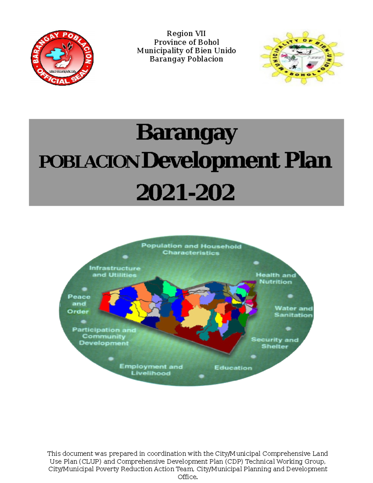 Poblacion BDP Template - Region VII Province of Bohol Municipality of ...