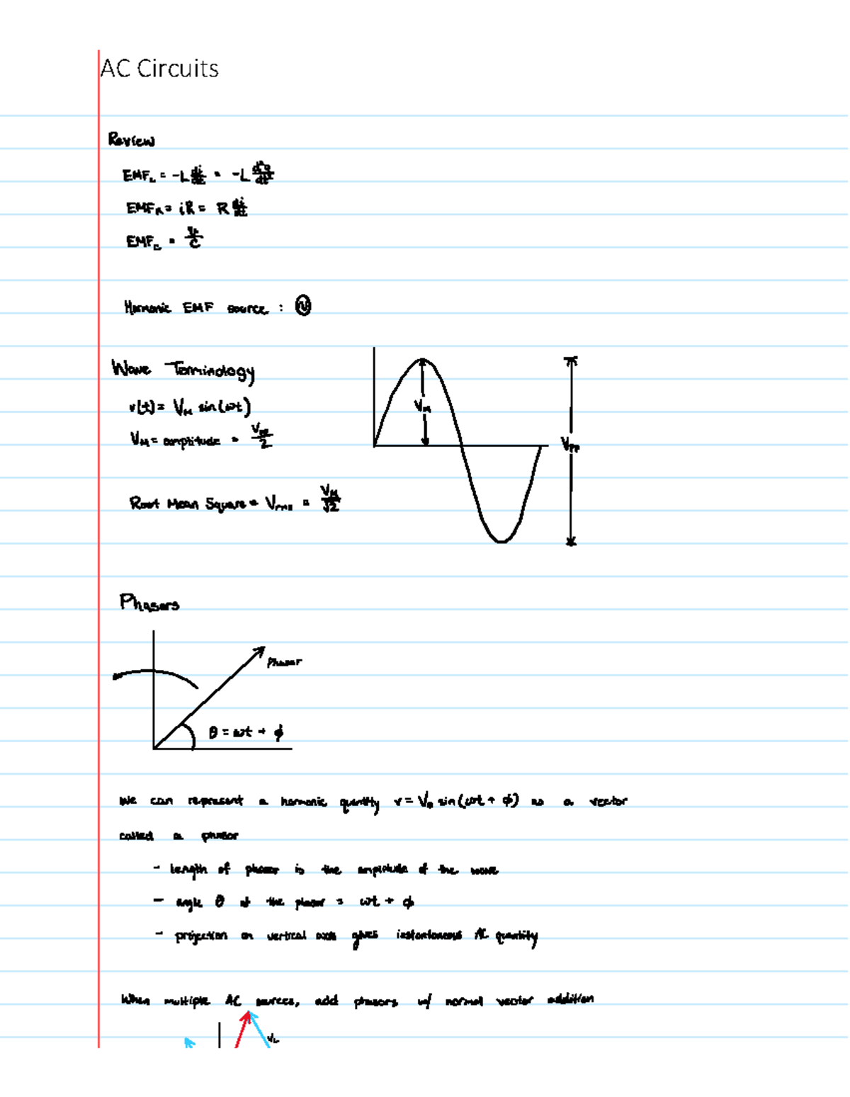 AC Circuits - PHYS 1200 - Studocu