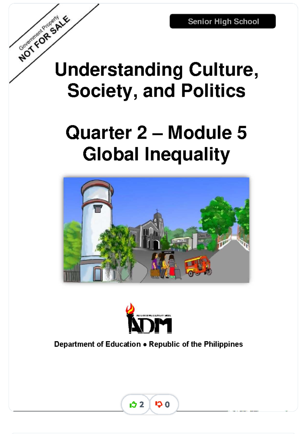 UCSP QUARTER 2 MODULE 5 - Understanding Culture, Society, and Politics ...