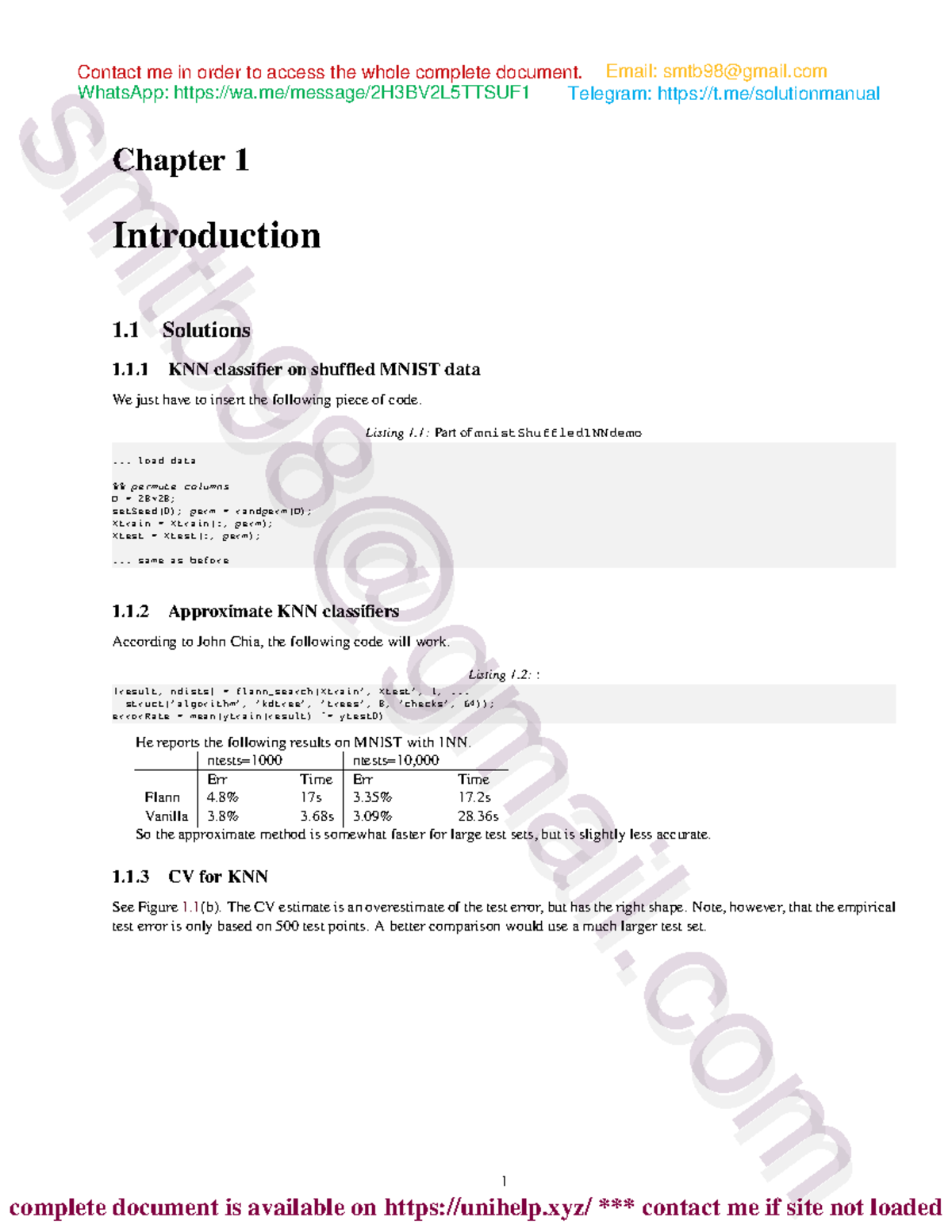 Solution Manual for Machine Learning by Murphy - Chapter 1 Introduction 1 Solutions ####### 1.1 ...