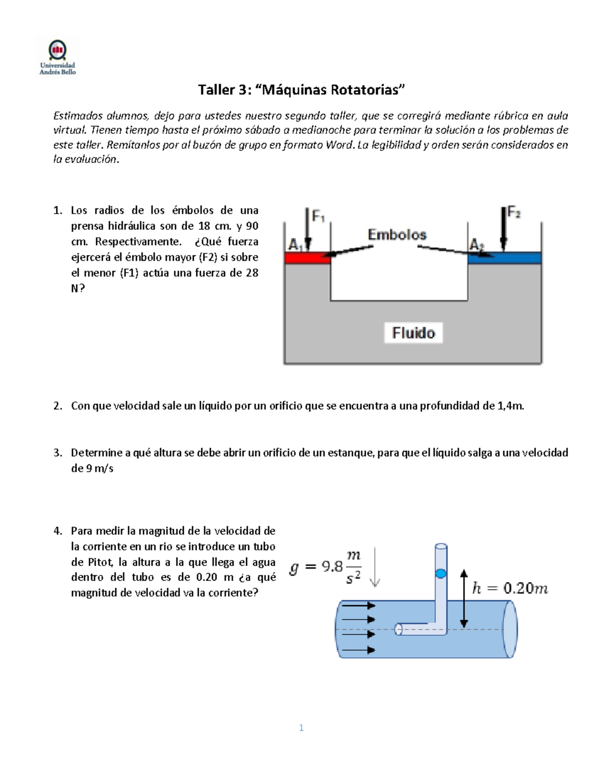 Taller n3 Bombas - Warning: TT: undefined function: 32 Warning: TT: undefined function: 32 1 ...