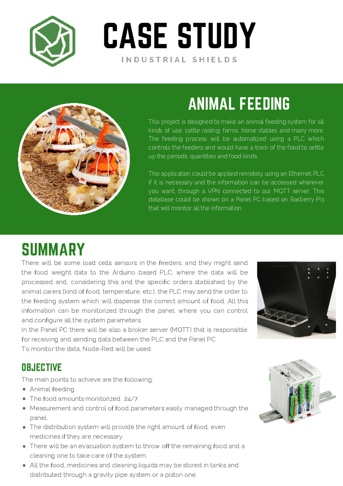 Case Study - Animal Feeding automation using Arduino based PLC - CASE ...