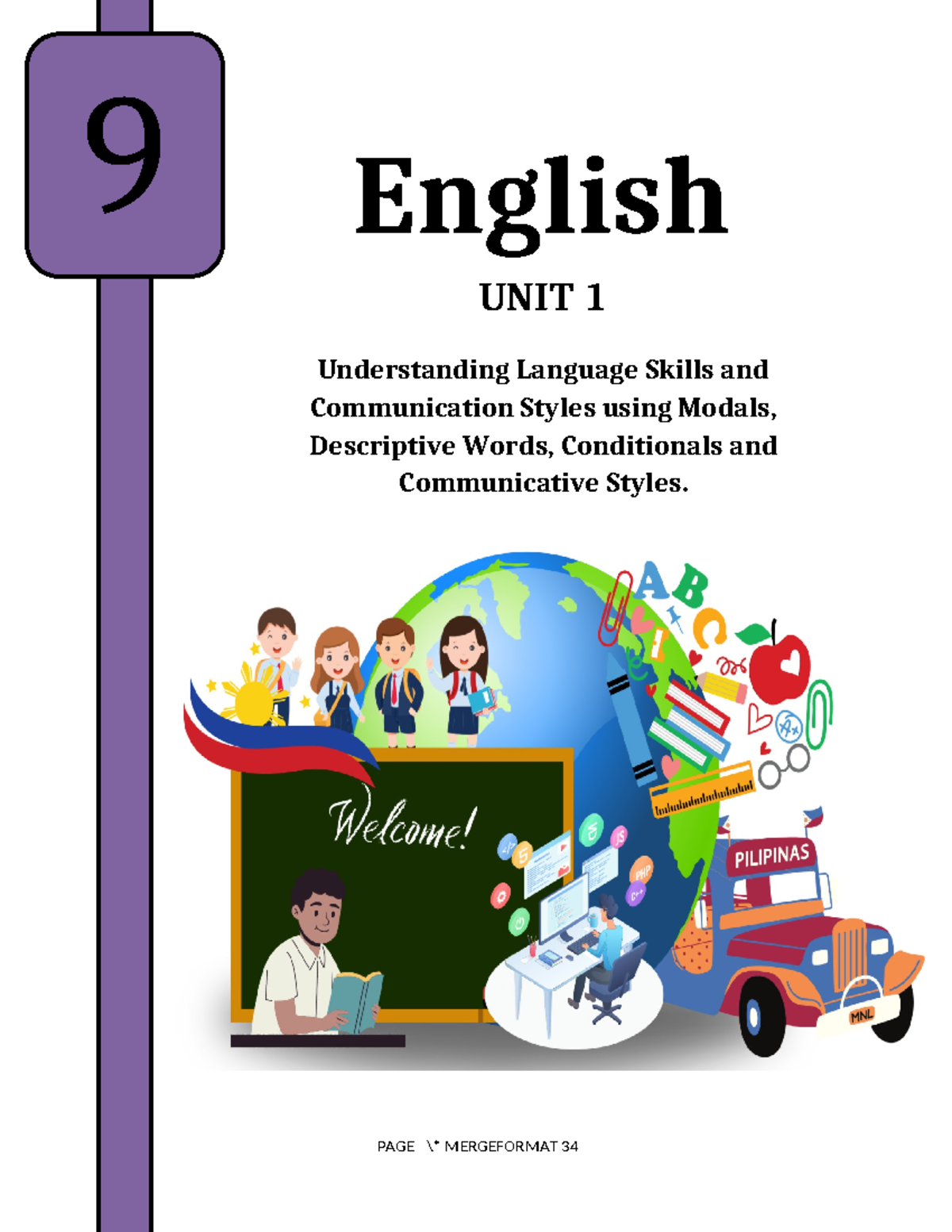 LLMD UNIT 1 Module real - ENGLISH LMs - Th 9 English UNIT 1 ...