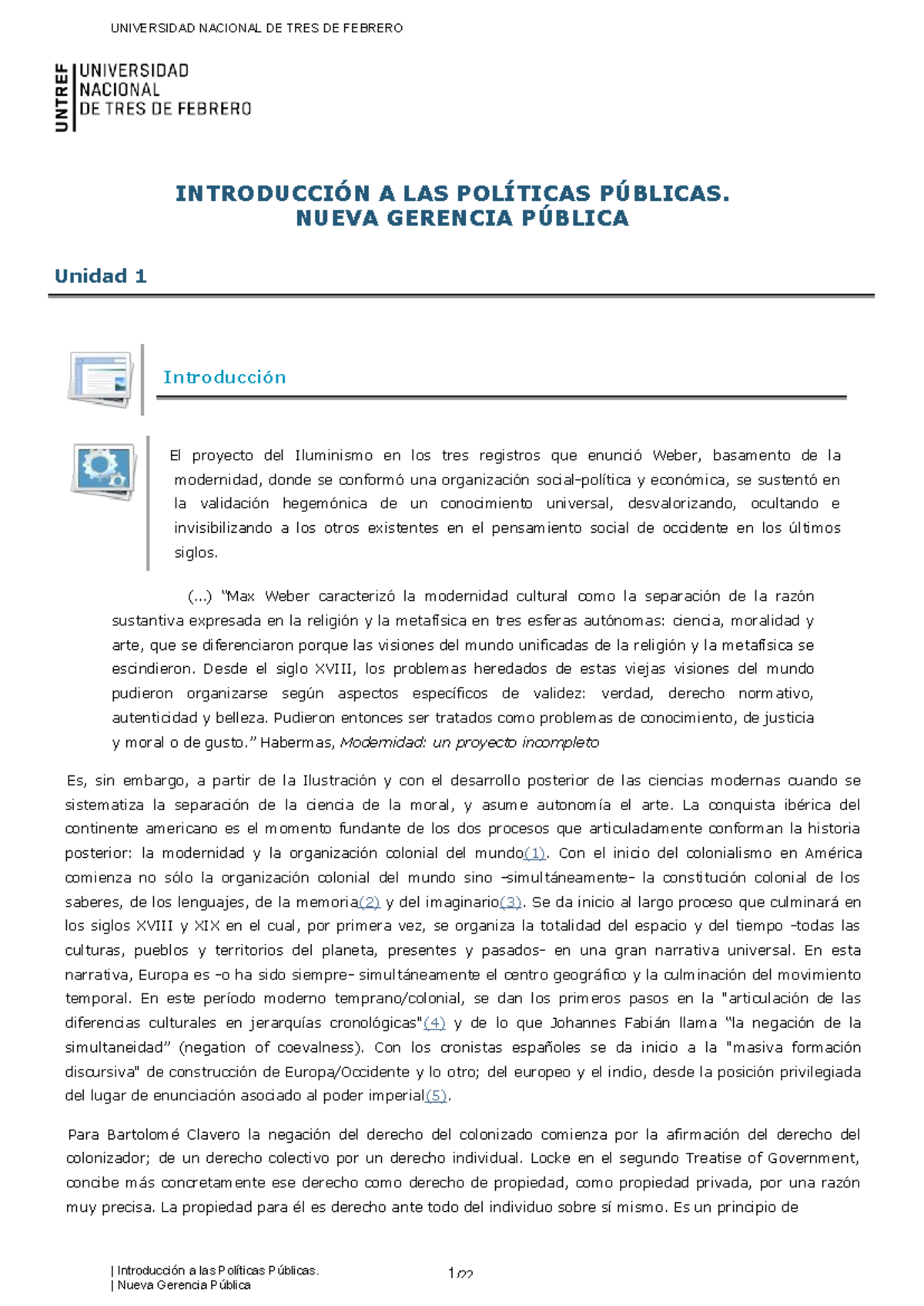 CLASE 1 INTRODCCION A LAS POLITICAS PUBLICAS - | Introducción a las Políticas Públicas. 1 ...