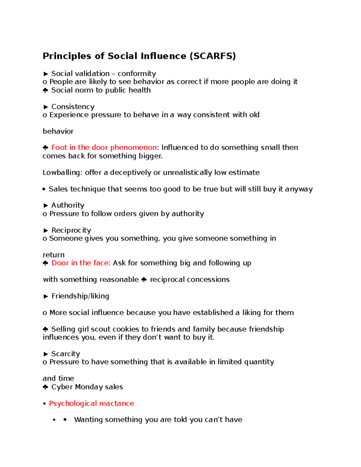 Principles of Social Influence - Lowballing: offer a deceptively or ...