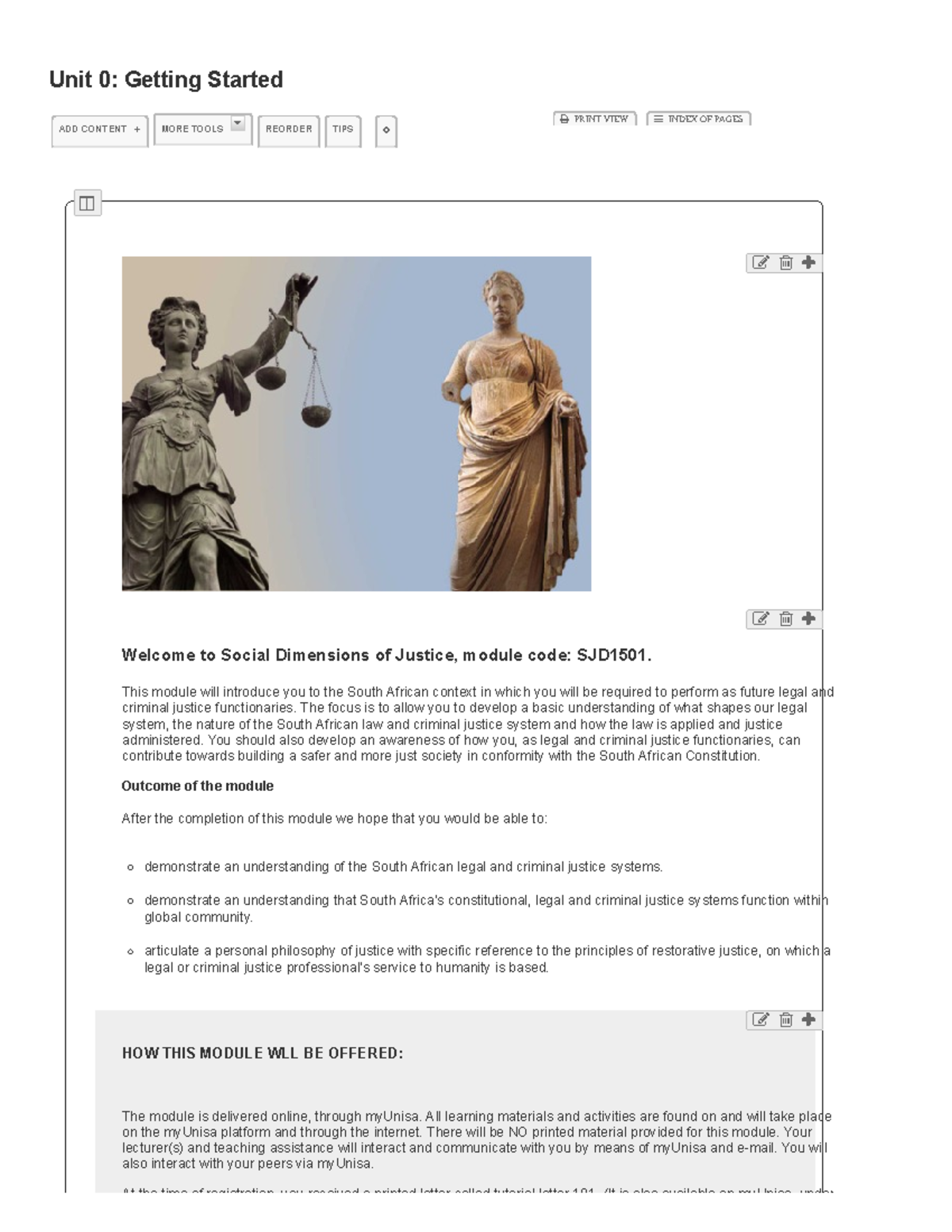 SJD1501 S1 2020 Complete Syllabuss - PRINT VIEW INDEX OF PAGES Unit 0 ...