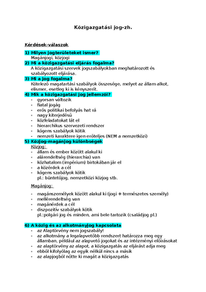 A kozigazgatasi jogvedelem es jogervenyesites alapintezmenyei - Barsi ...
