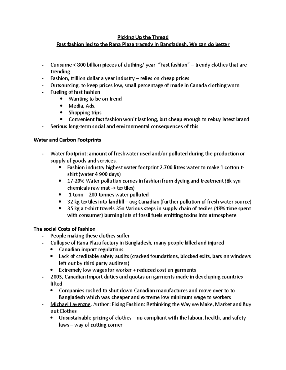 Picking Up the Thread Reading notes - Picking Up the Thread Fast ...