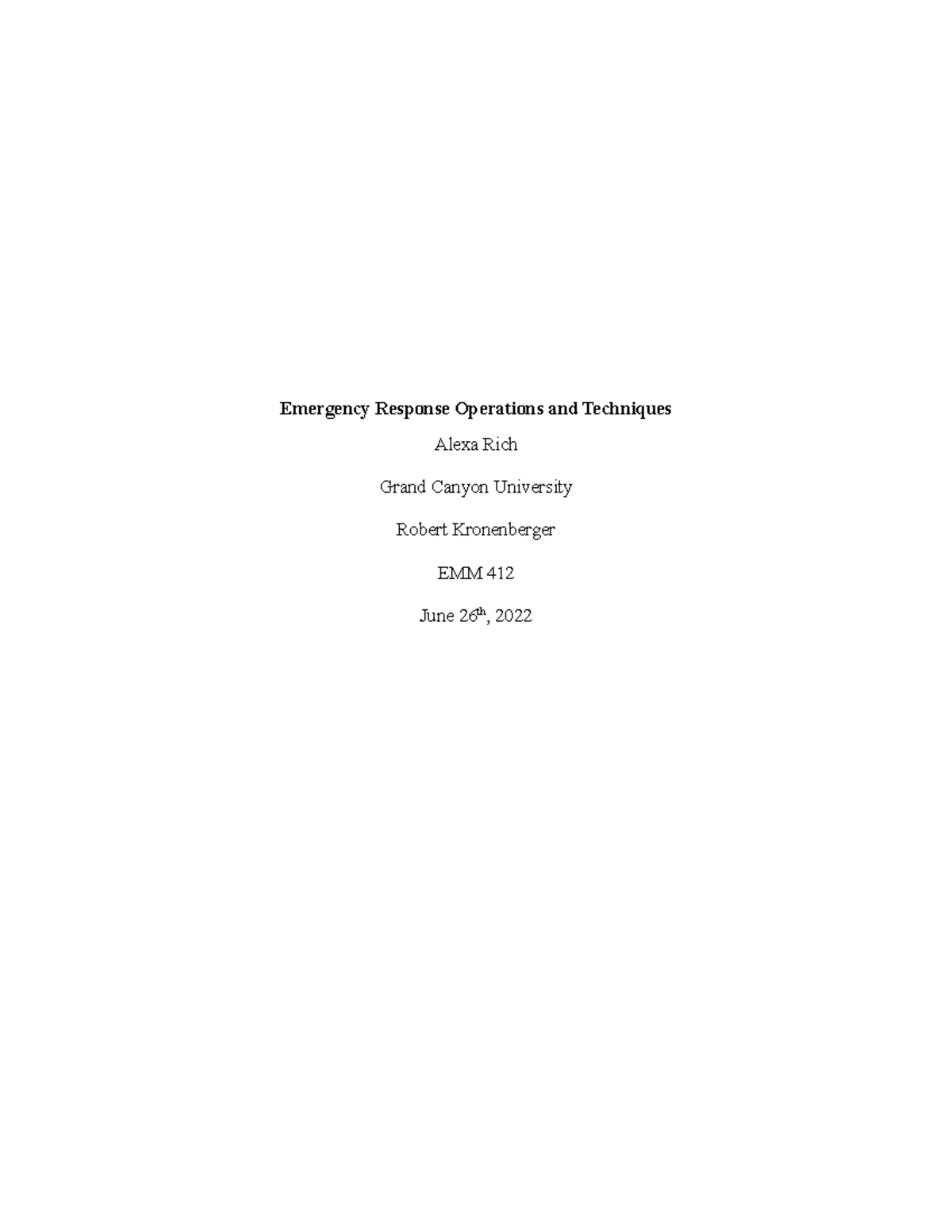 EMM412 Emergency Response Operations And Techniques Emergency emm412-emergency-response-operations-and-techniques-emergency