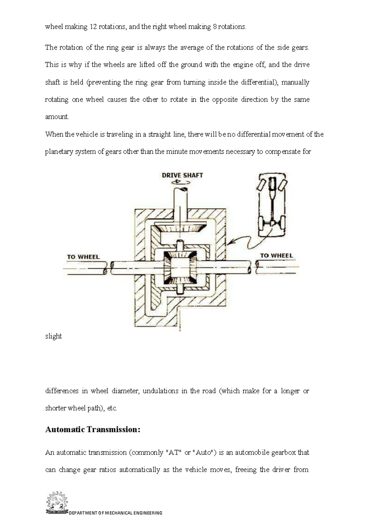 Automobile-14 - Automobile-14 - wheel making 12 rotations, and the ...