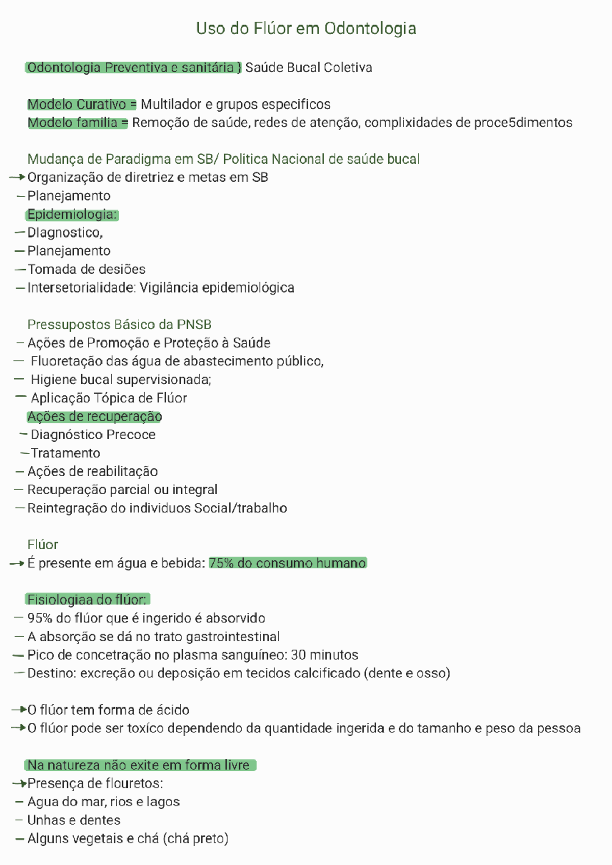 Uso do Flúor em Odontologia 240505 152136 - Materiais Odontológicos - Studocu