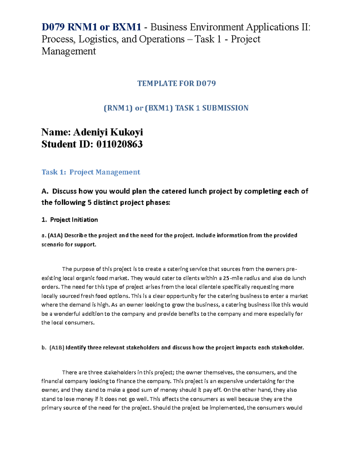 Task 1 Template (ADA) (1-23) submission - D079 RNM1 or BXM1 - Business ...