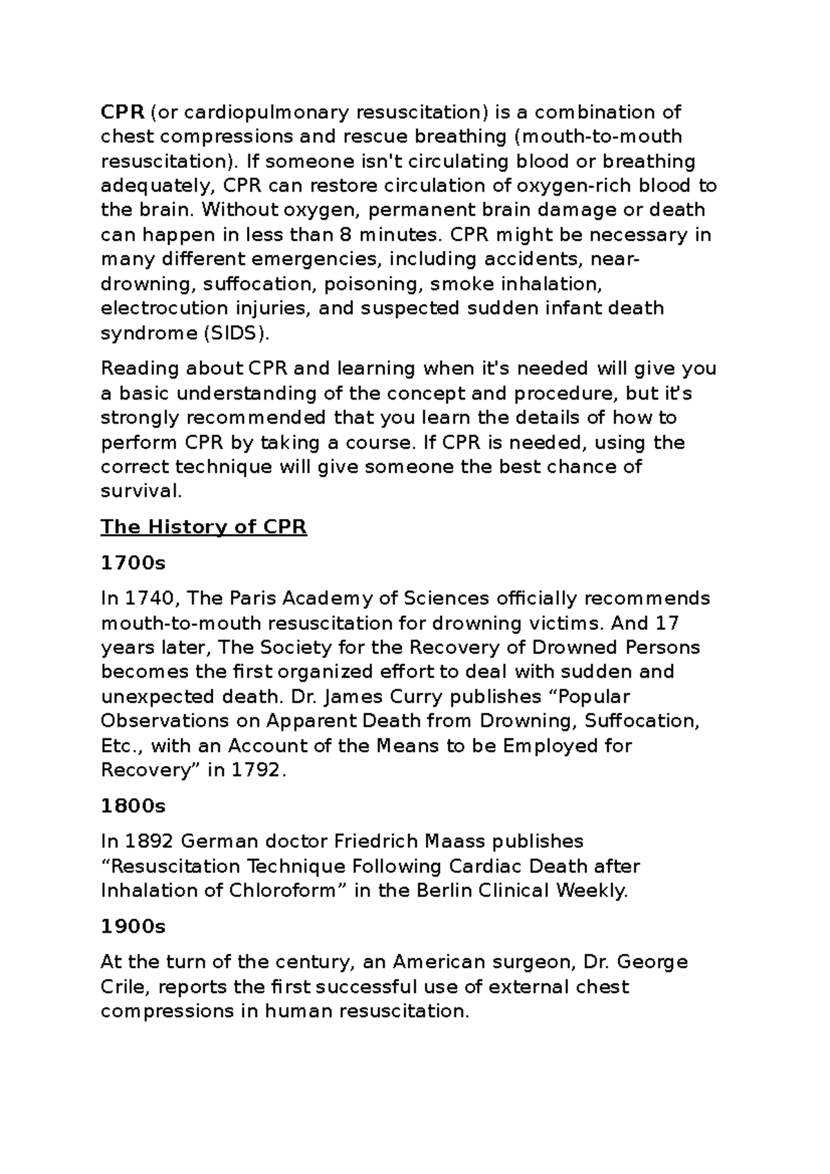 NSTP-CPR - NSTP-CPR - National Service Training Program - Studocu