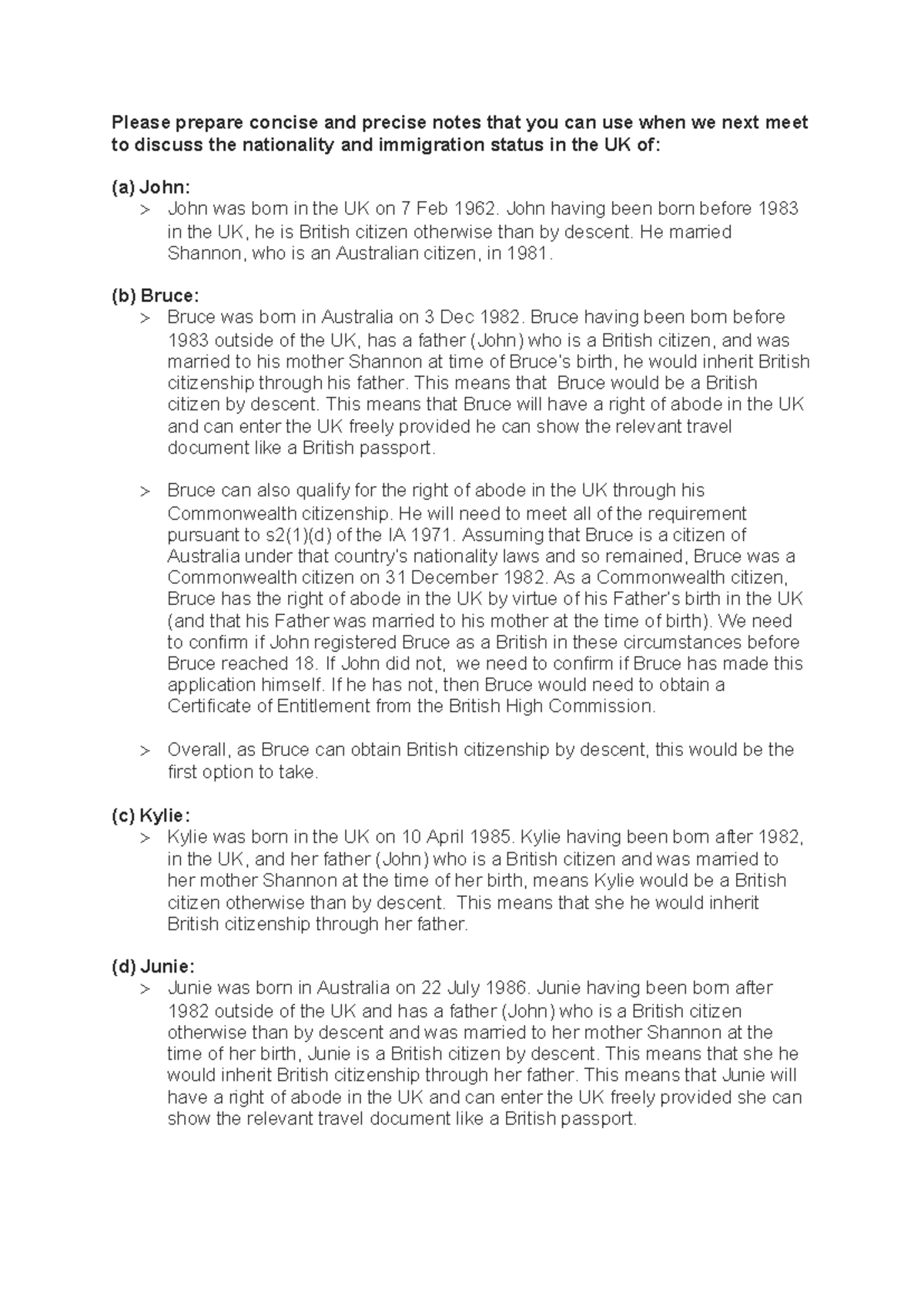 Engage Task 1 Answers - Please prepare concise and precise notes that ...