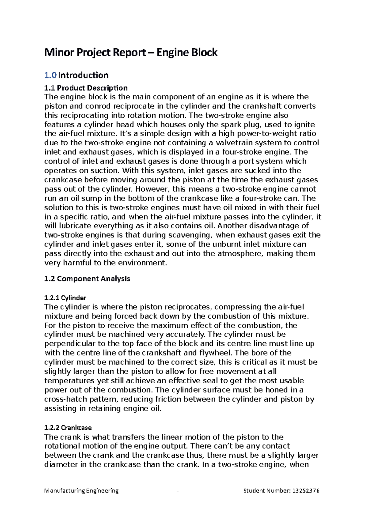 Minor Project in Manufacturing Engineering: HD Marks - Minor Project ...