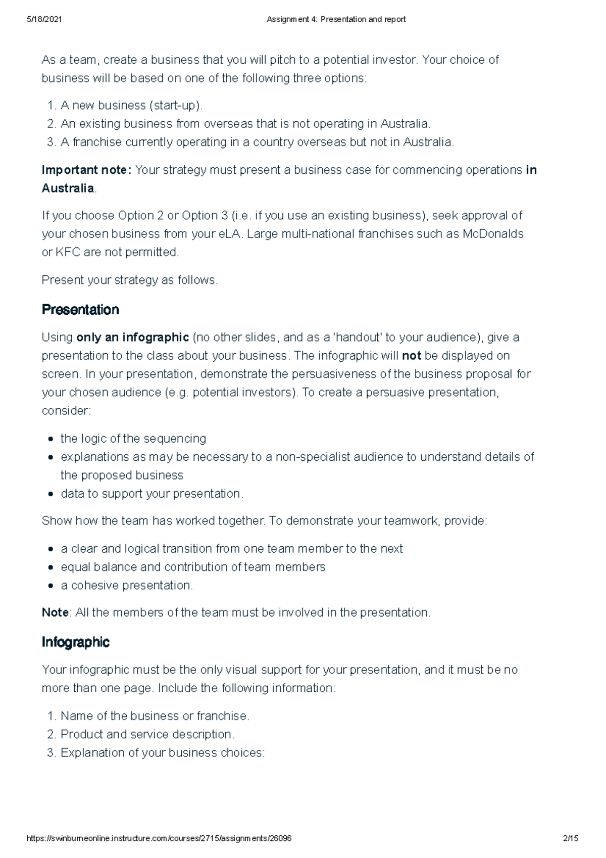 BUS30024: Advanced Innovative Business Practice Assignment 4 ...