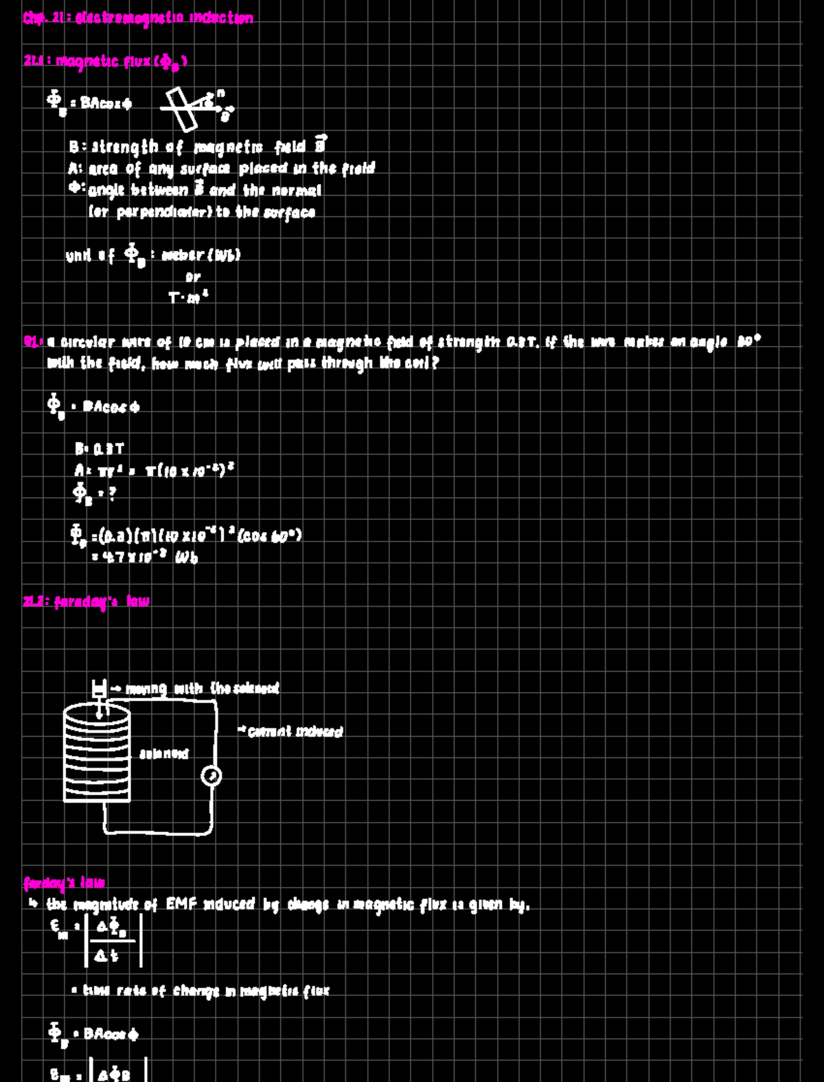 Chapter 21: Electromagnetic Induction Lecture - Chp. 21: electromagnetic induction magnetic ...