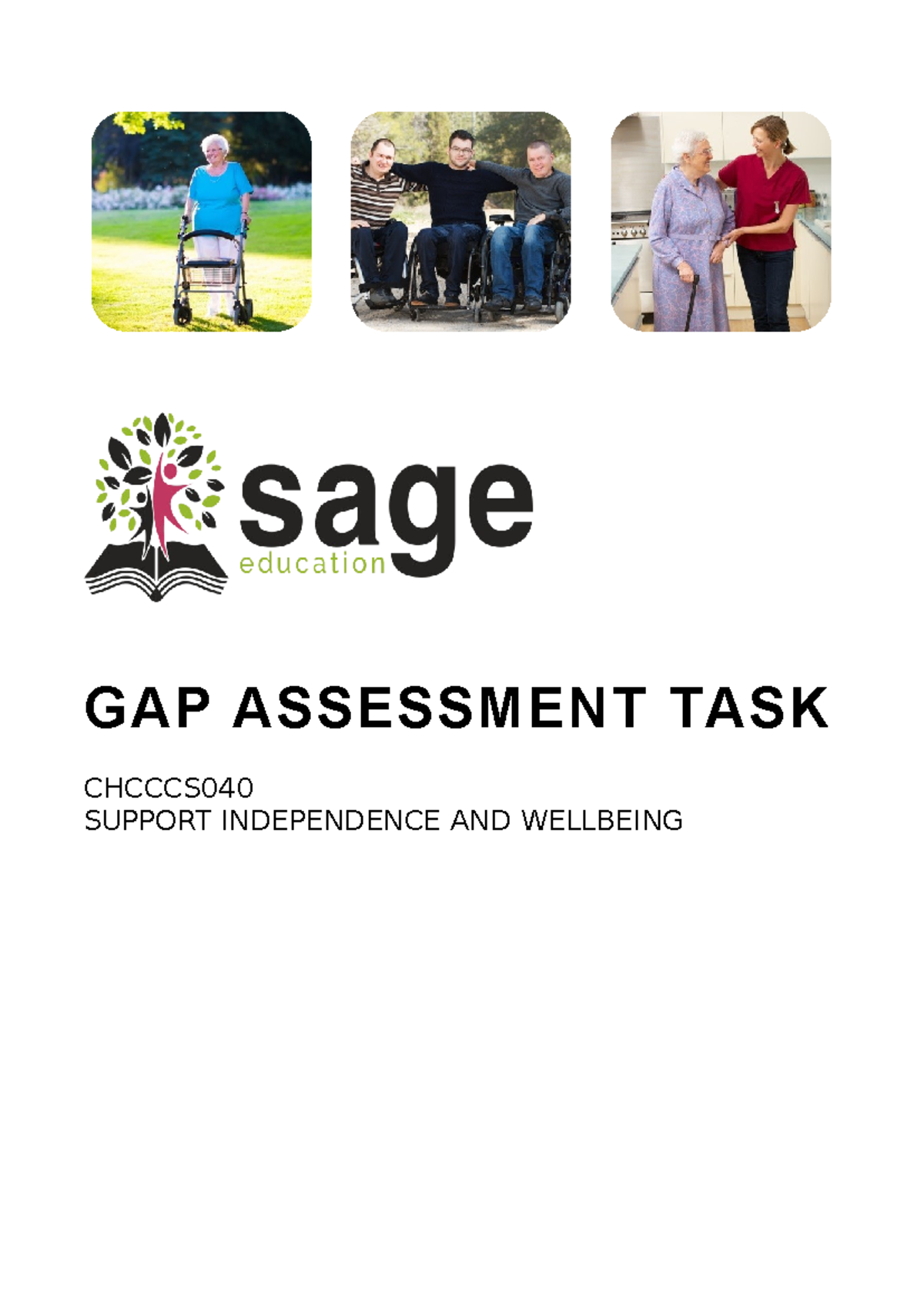 GAP Assessment TASK - Chcccs 040 - GAP ASSESSMENT TASK CHCCCS SUPPORT ...