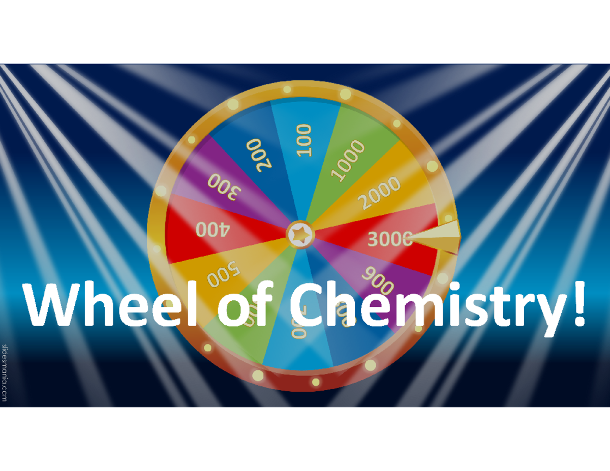 Spin the wheel - tutorial 2 - Wheel of Chemistry!Wheel of Chemistry ...