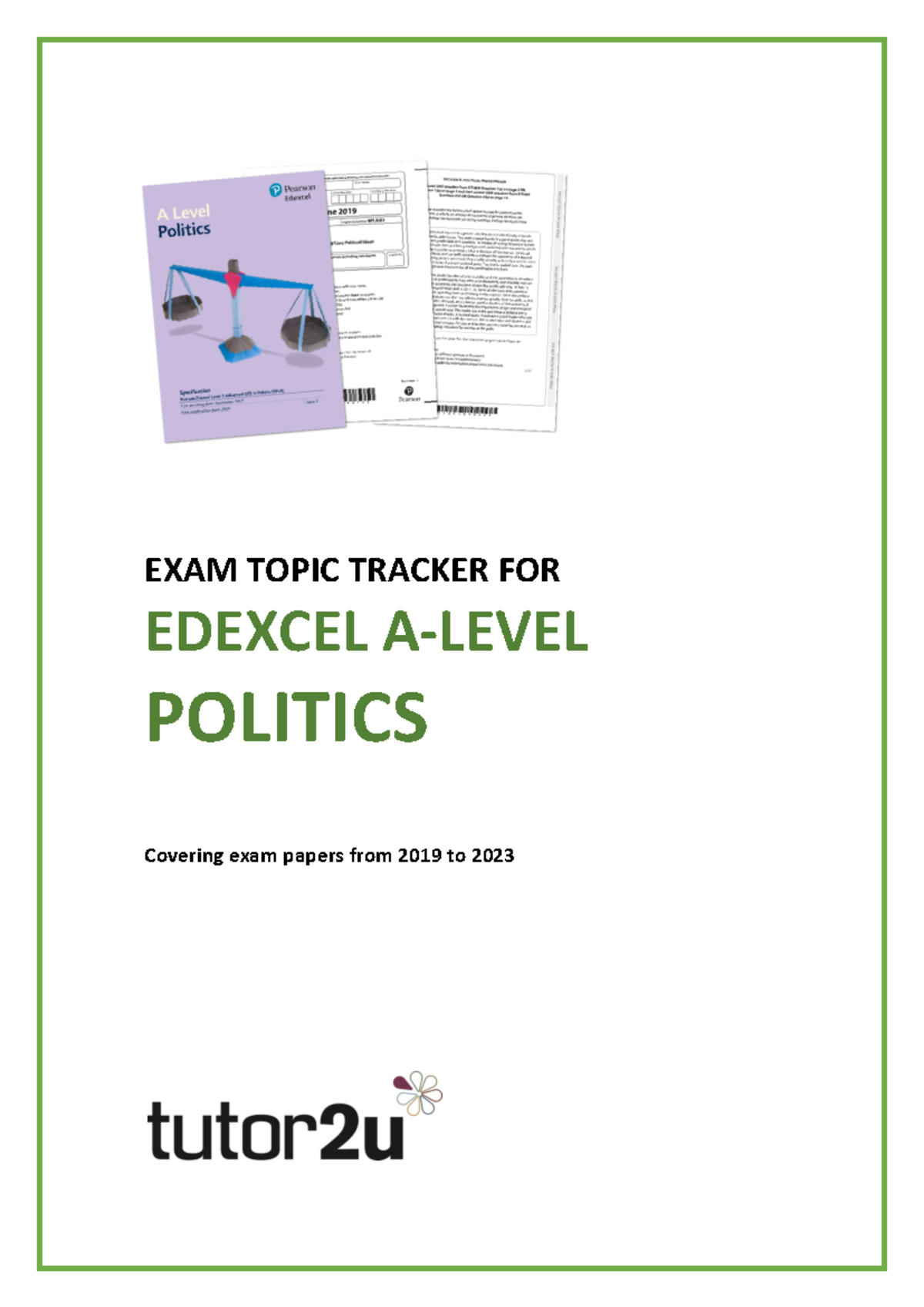 Exam Topic Tracker - EXAM TOPIC TRACKER FOR EDEXCEL A-LEVEL POLITICS ...