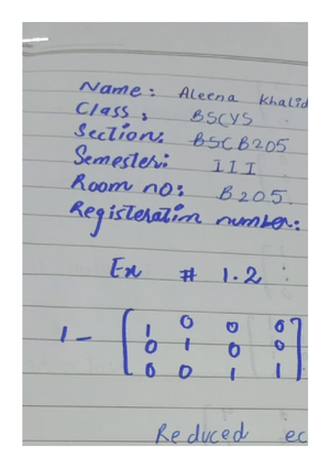 Data Structure Handwritten Notes Studocu