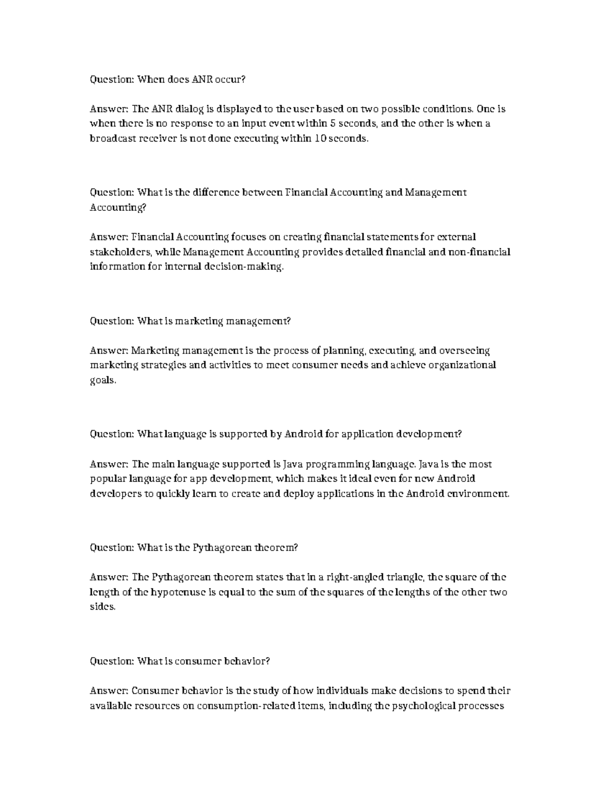 Arnaeus indigence mayhem - Question: When does ANR occur? Answer: The ...