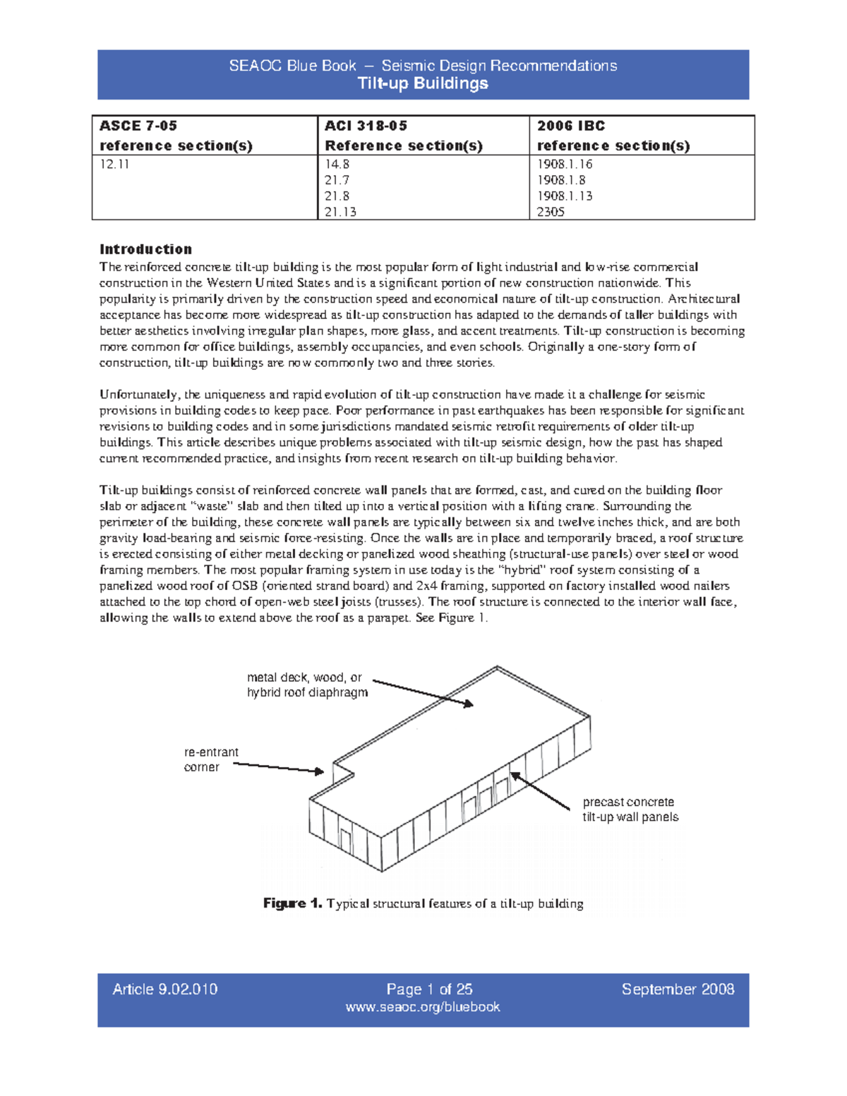 Tilt-up Buildings - TILT UP CONSTRUTION - Tilt-up Buildings ASCE 7 ...
