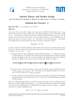 Cheat sheet auction theory Formelsammlung - Cheat Sheet Auction Theory ...