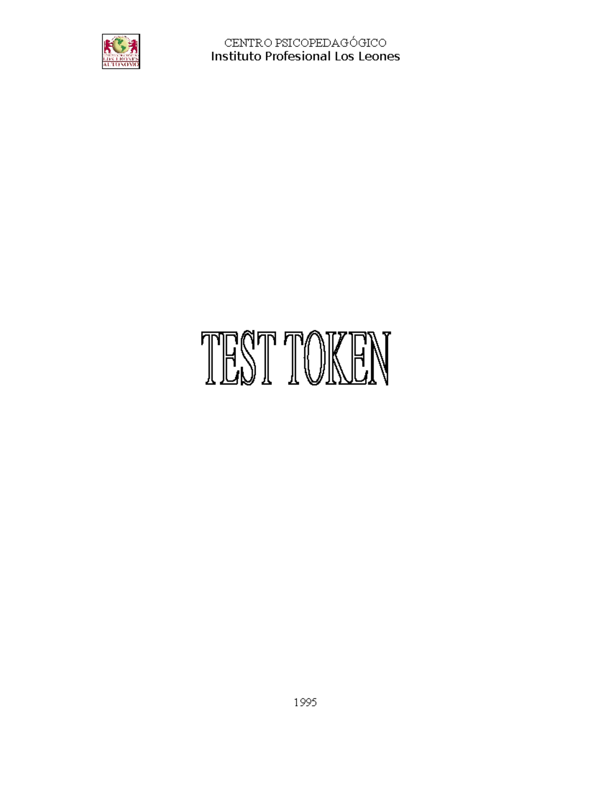 TEST Token 2 - Test de aplicación completo paso a paso. - Instituto ...
