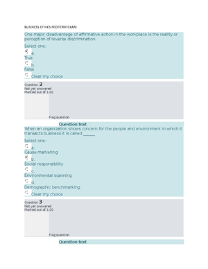 WORK Immersion 2ND Quarter EXAM - Business Ad - Studocu
