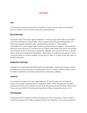 Piliavin ET AL - lecture notes for paper 1 9990 psychology - PILIAVIN ...