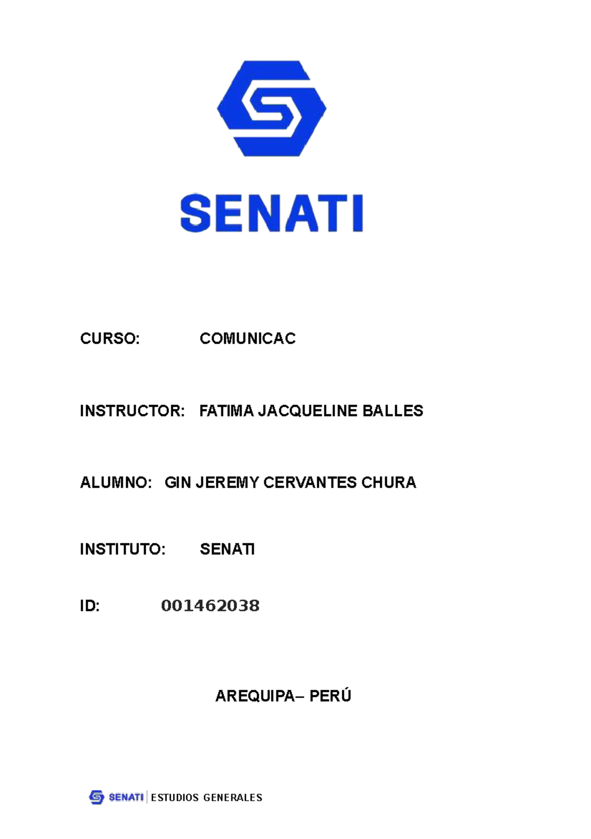 SPSU-860 GIN Jeremy Cervantes Chura Actividadentregable 001 - CURSO ...