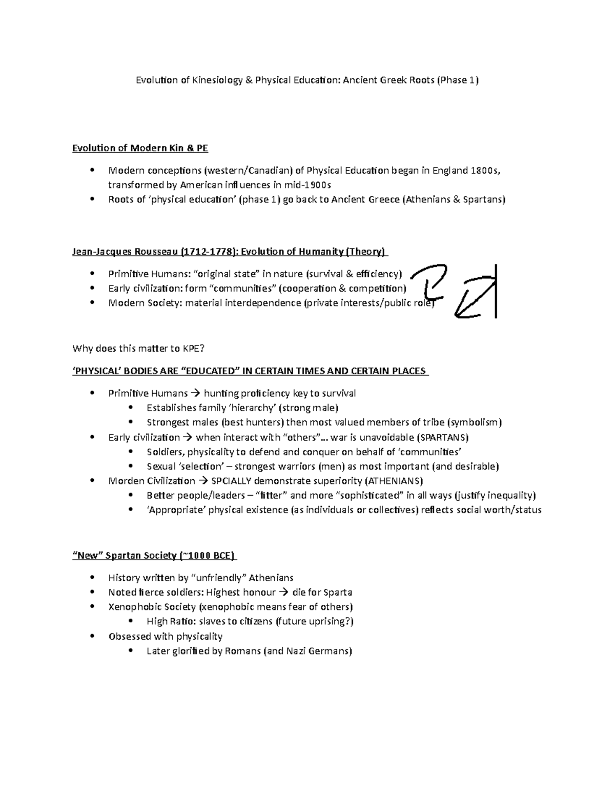 Evolution of Kinesiology and Physical Education Ancient Greek Roots ...