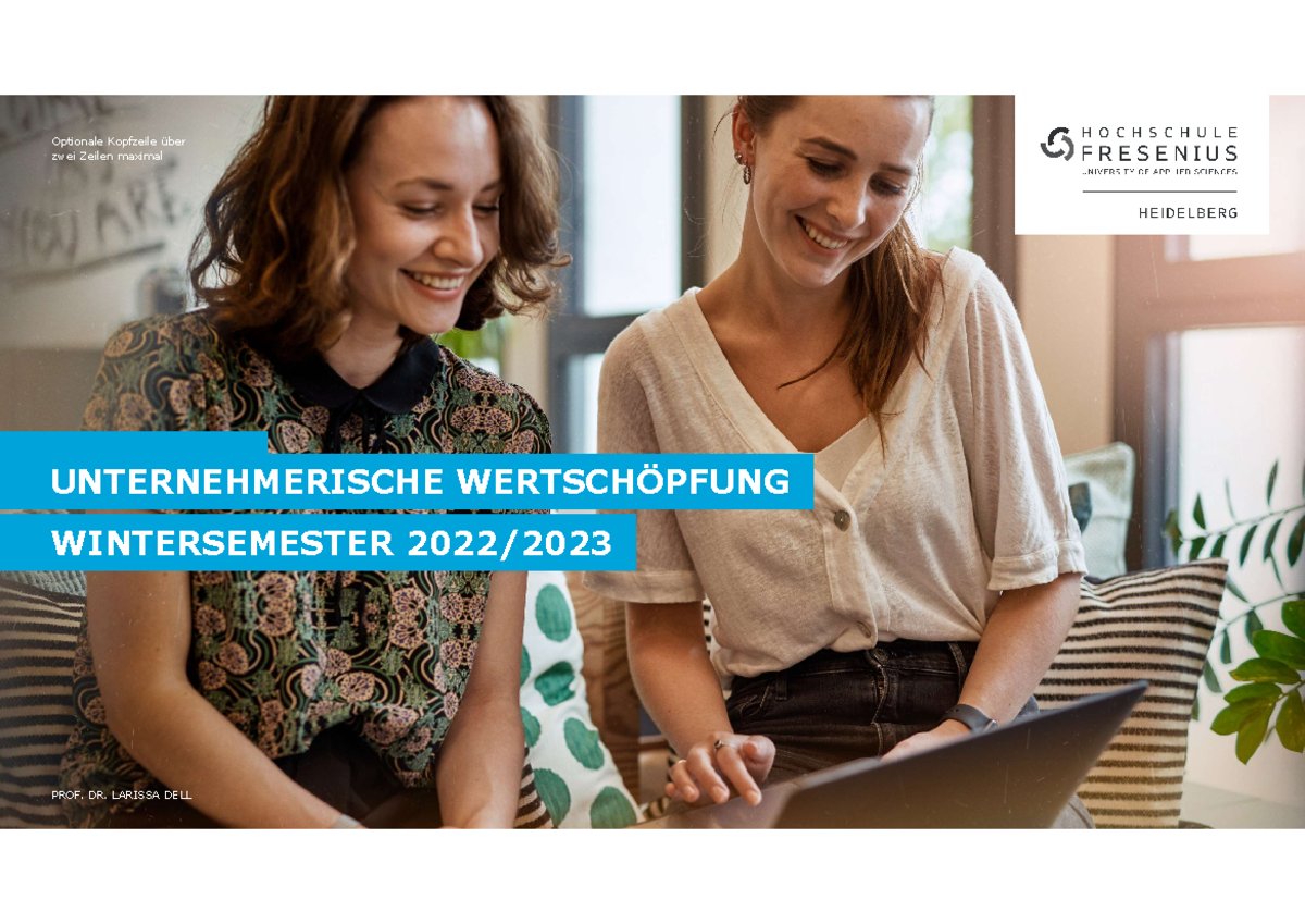 01 unt. Wertschöpfung - Optionale Kopfzeile über zwei Zeilen maximal ...