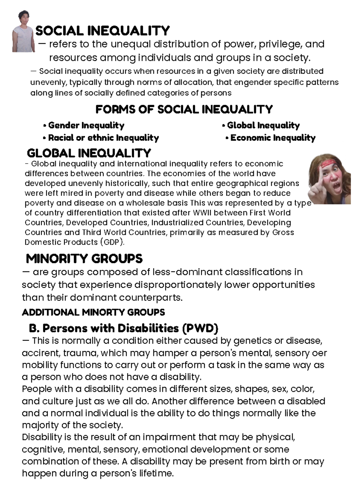 Social Inequality - SOCIAL INEQUALITY — refers to the unequal ...