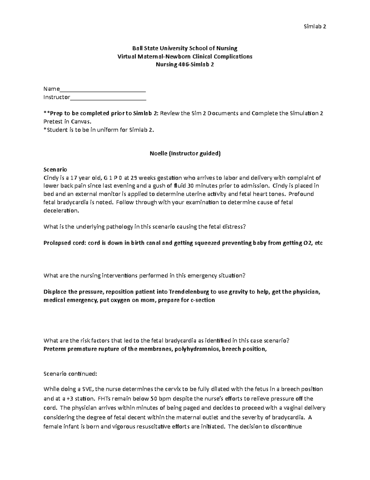 Simlab 2-packetrevised - Simlab 2 Ball State University School of ...