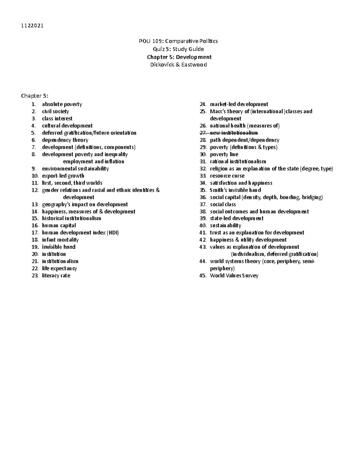 Study Guide Chapter 5 - Studocu